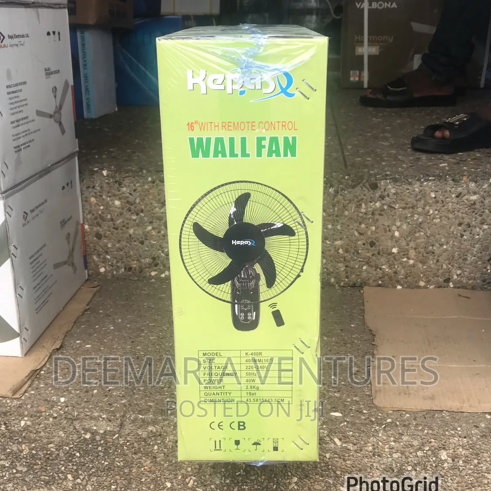 Kepas 16 Inches Wall Fan With Remote Control (Model: K-400r) in ...