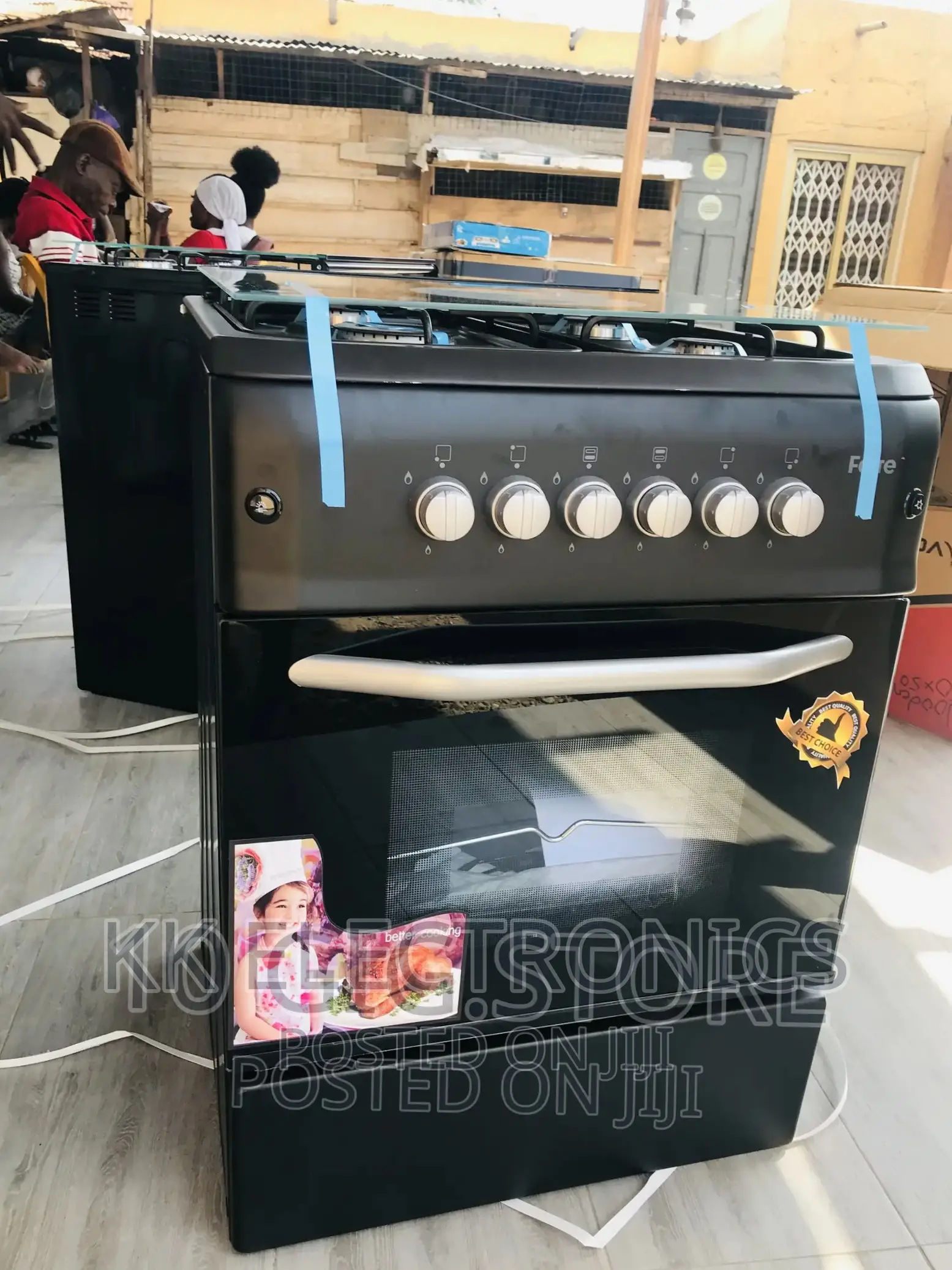 Ferre 4 Burner Black 60X60 Gas Cooker in Accra Metropolitan - Kitchen ...