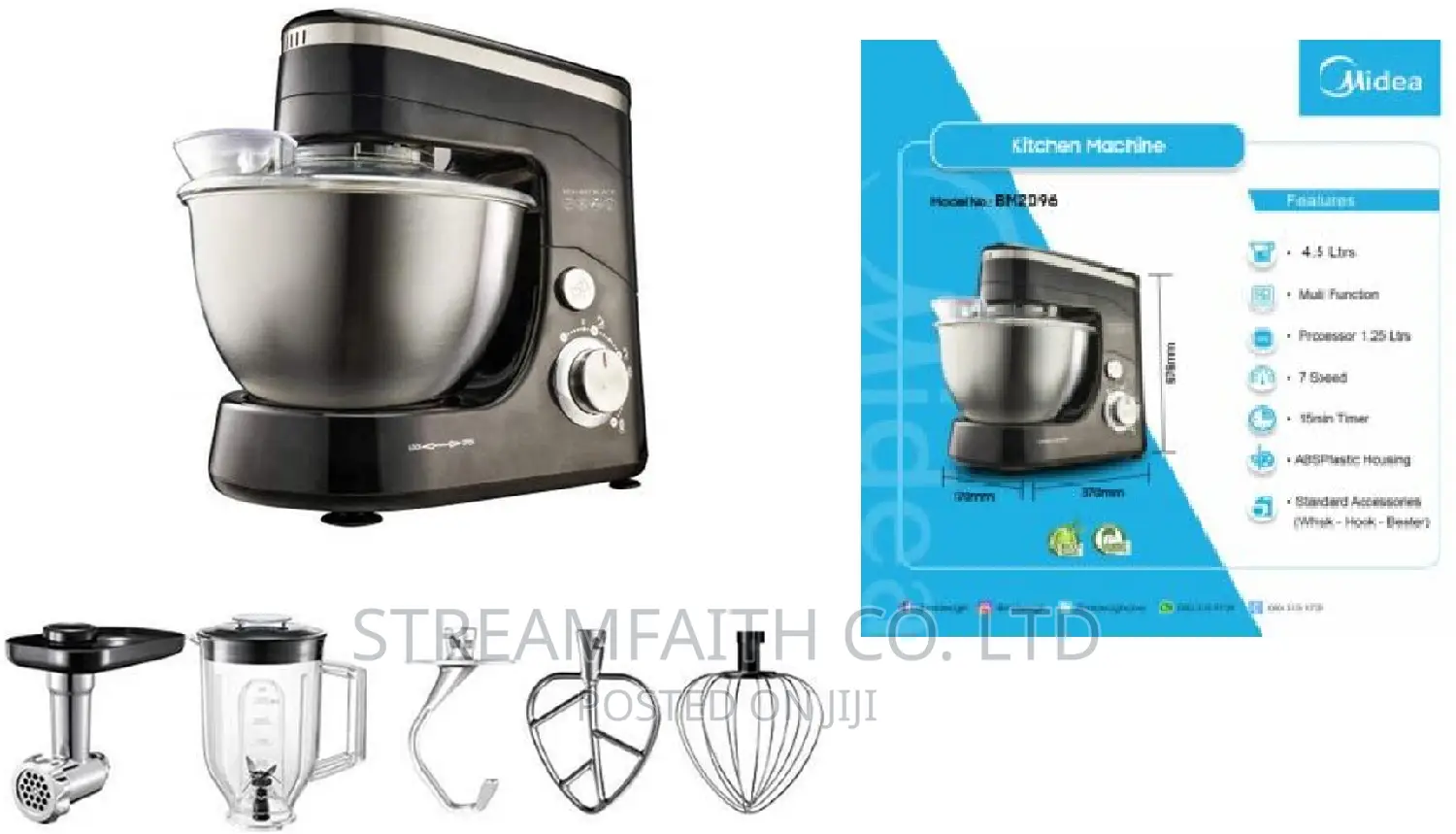 Midea Kitchen Machine Stand Mixer, Blender Meat Grinder in Accra New ...