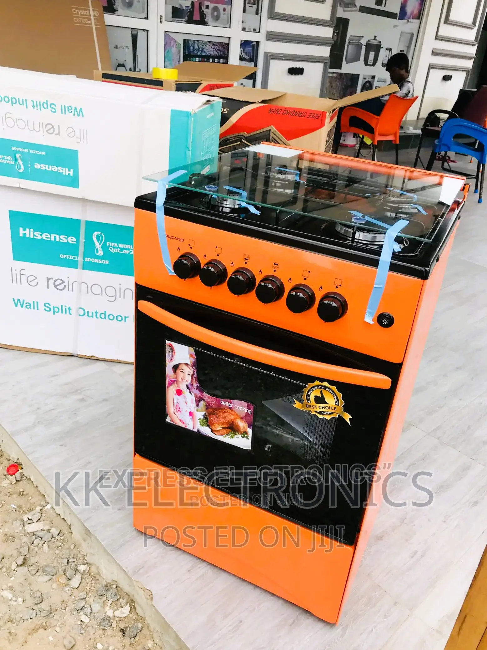 Orange 4 Burner Volcano 50X50 Gas Cooker in Accra Metropolitan ...