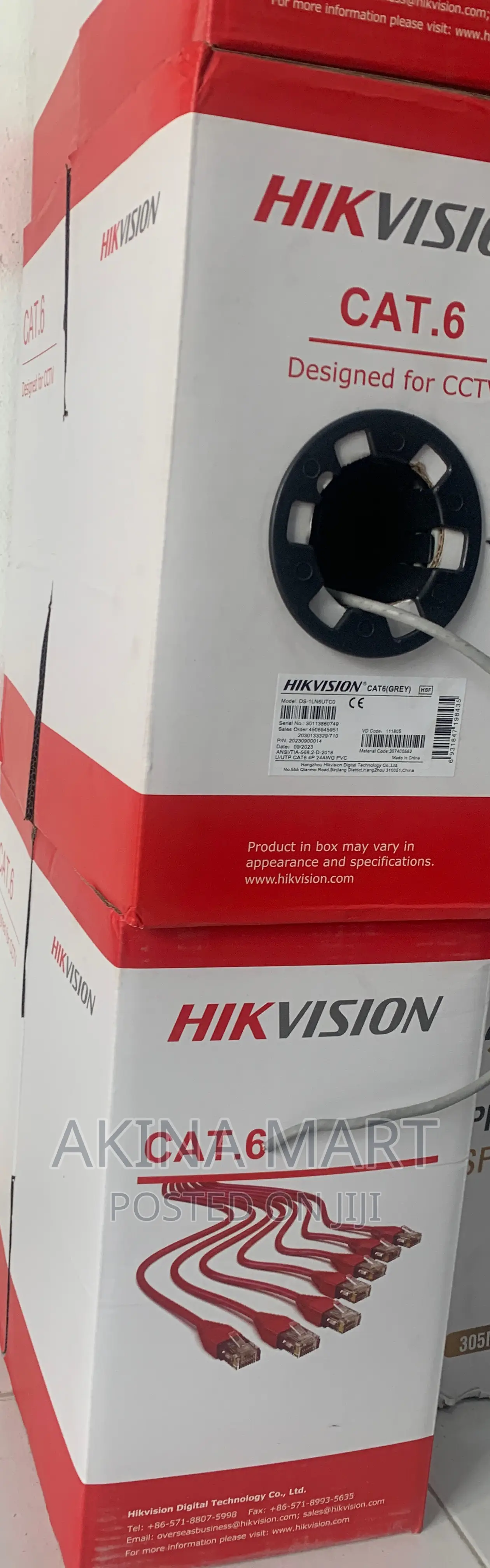 Hikvision Cat6 Full Coppernetwork Cable 305m in Lapaz - Accessories ...