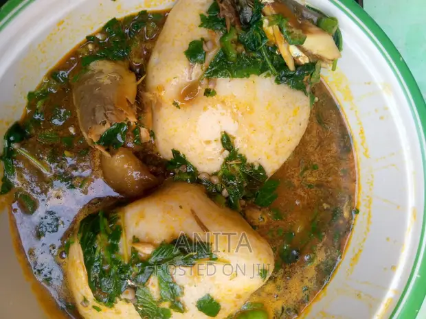Banku And Okro Stew