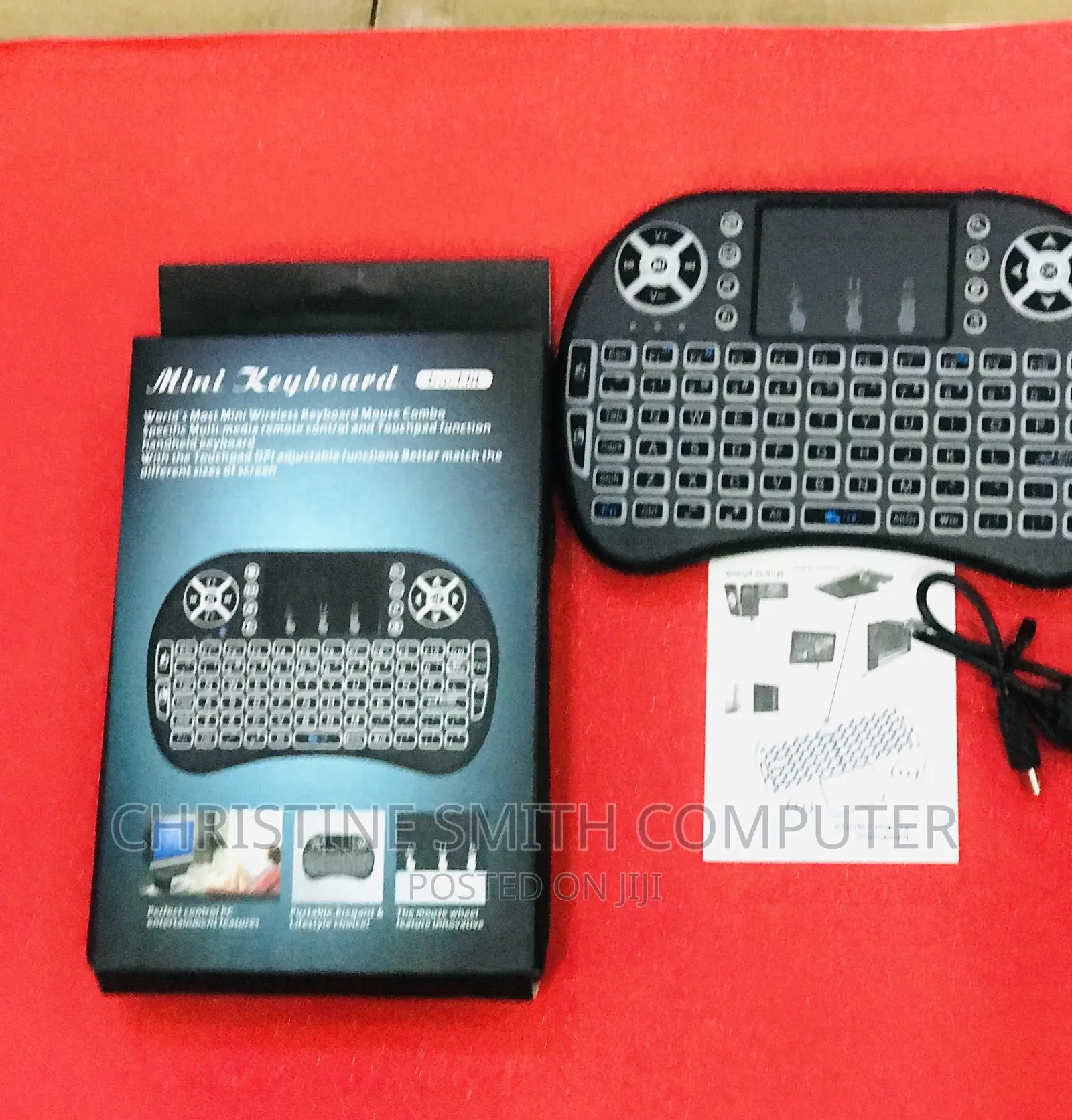 Mini Backlit RGB Wireless Keyboard in Circle - Computer Accessories ...