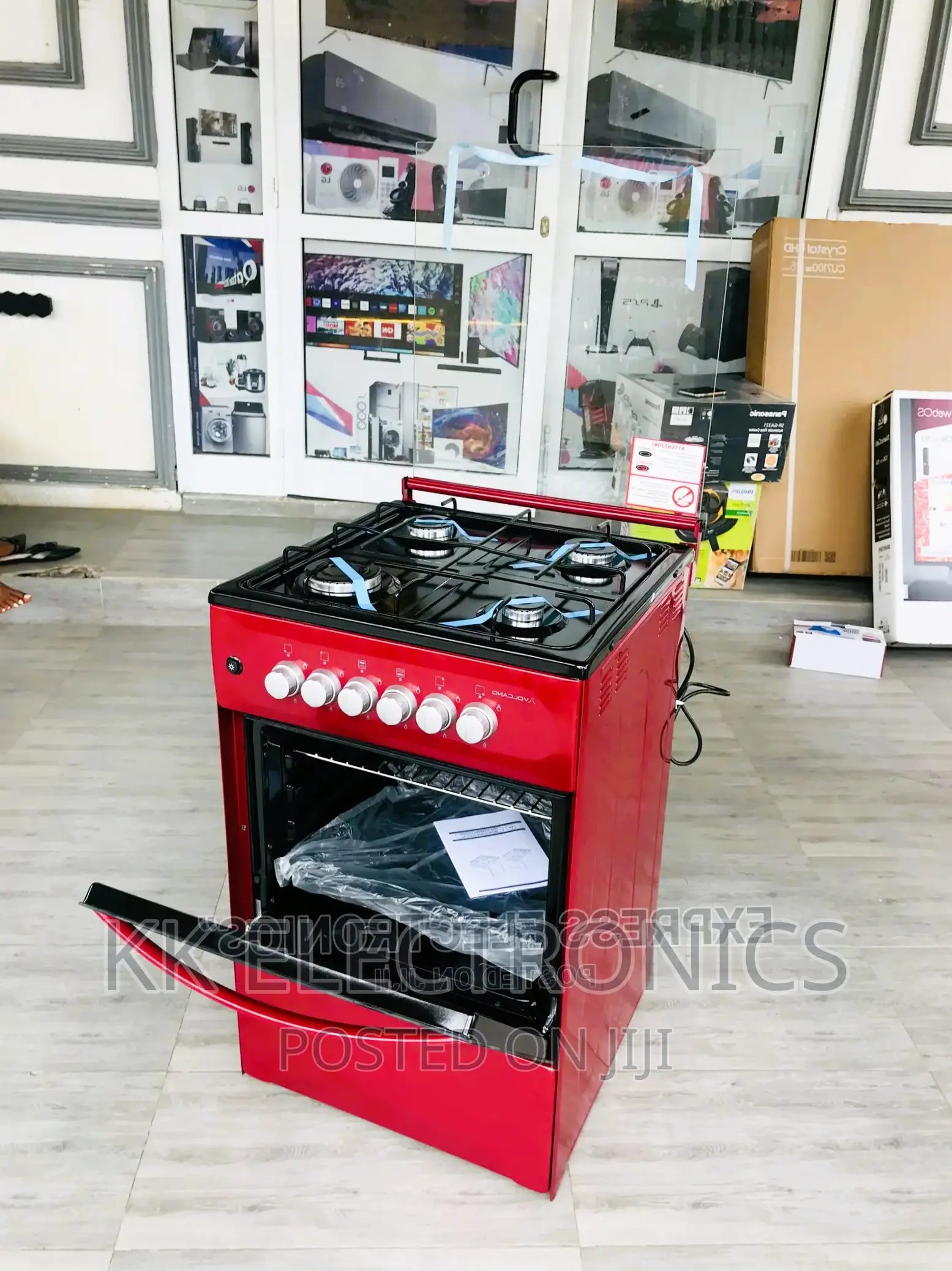 Volcano Red 50X50 Gas Cooker 4 Burner in Accra Metropolitan - Kitchen ...