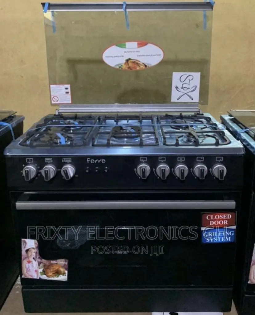 Sealed Volcano Ferre 5 Burner Gas Cooker Oven Grill (60x90) in Accra ...