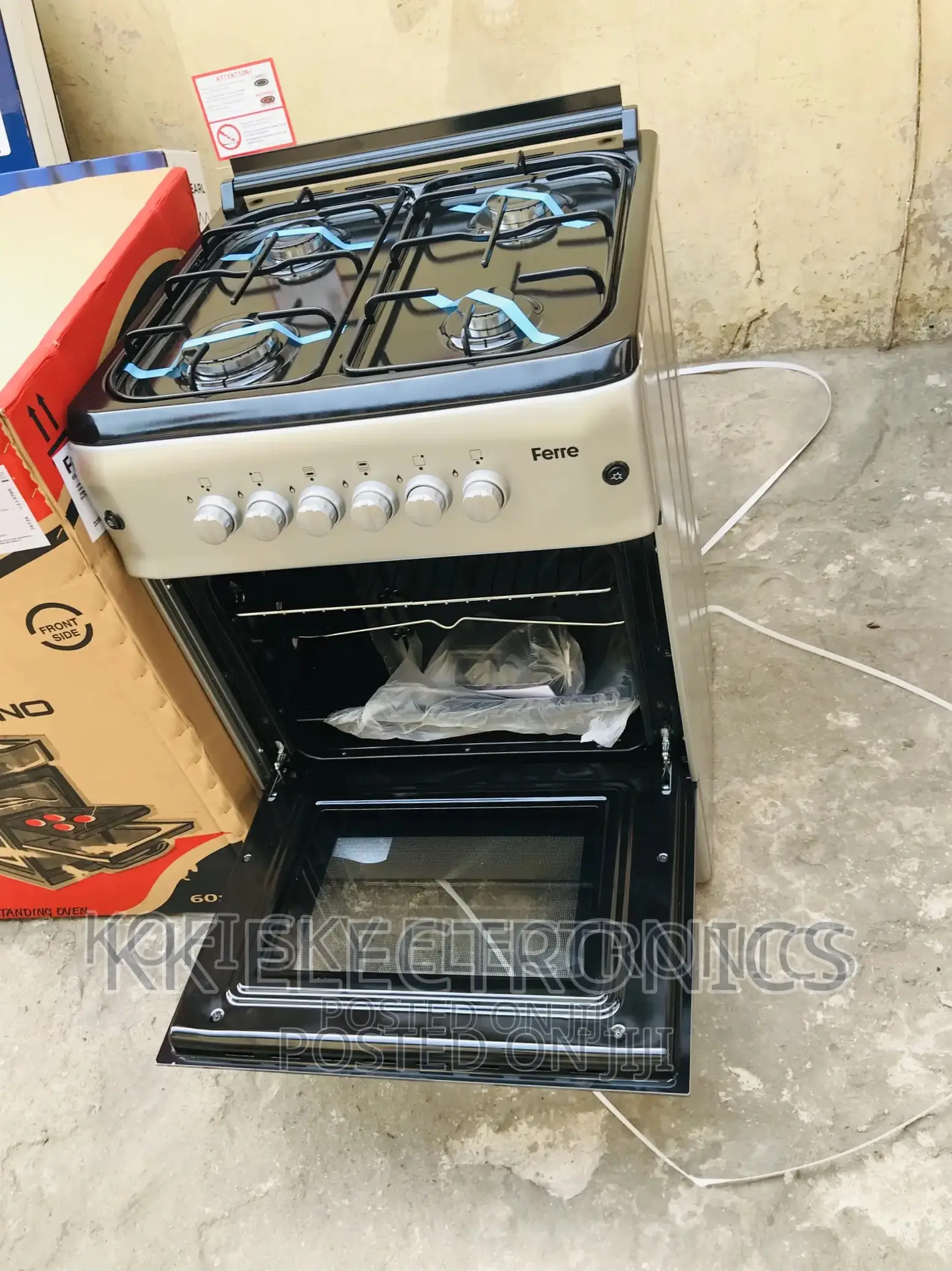 Ferre 60X60 4 Burner Automatic Gas Cooker in Accra Metropolitan - Kitchen Appliances, Kwesi ...
