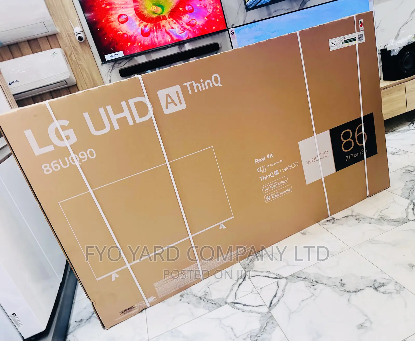 Lg 86uq90 Active HDR Webos22 With Α7 Gen5 Ai Processor in Accra ...