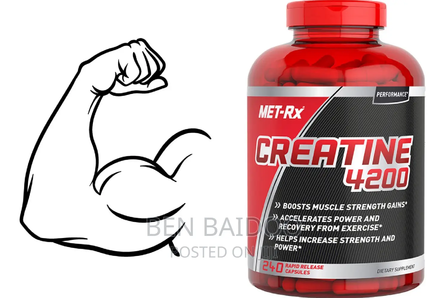 Creatine Muscle Man Capsules in Accra Metropolitan - Vitamins ...
