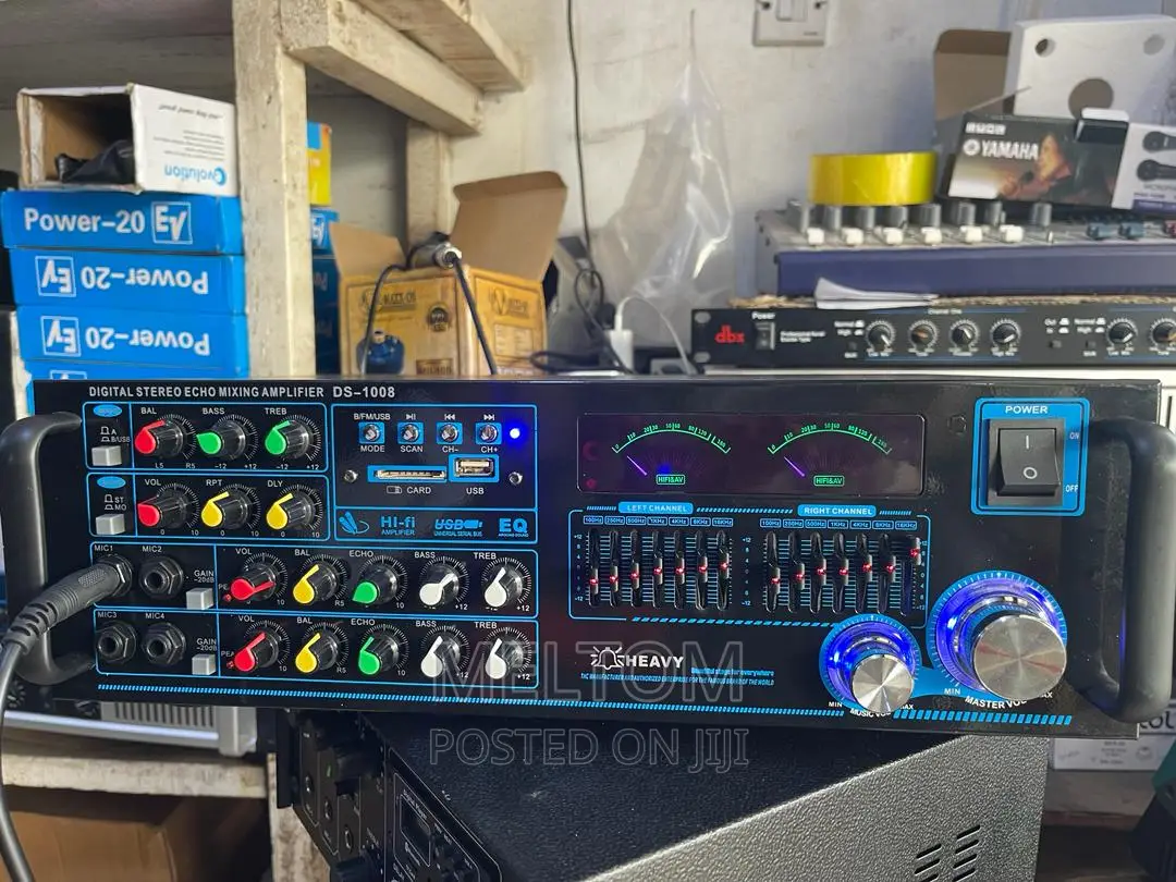 HEAVY DS-1008 Digital Stereo Echo Mixing PA AMPLIFIER in Accra Metropolitan - Audio & Music ...