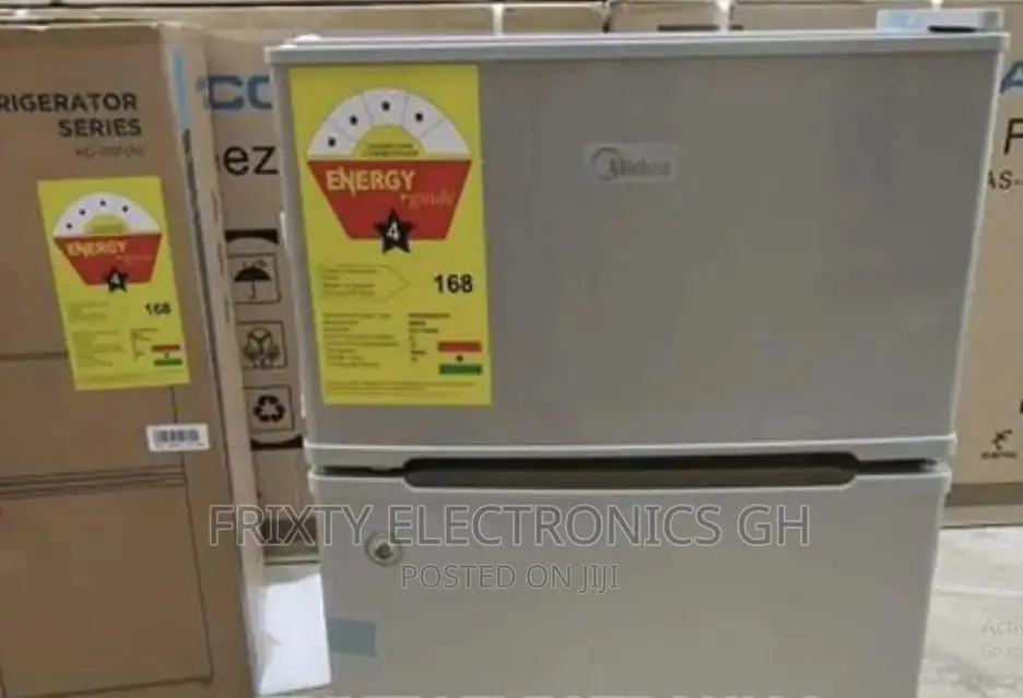Powerful Midea Double Door Table Top Fridge Freezer. in Accra ...