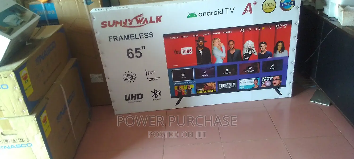 Quality 65 Inches Sunny Walk Smart Tv. in Accra Metropolitan - TV & DVD ...