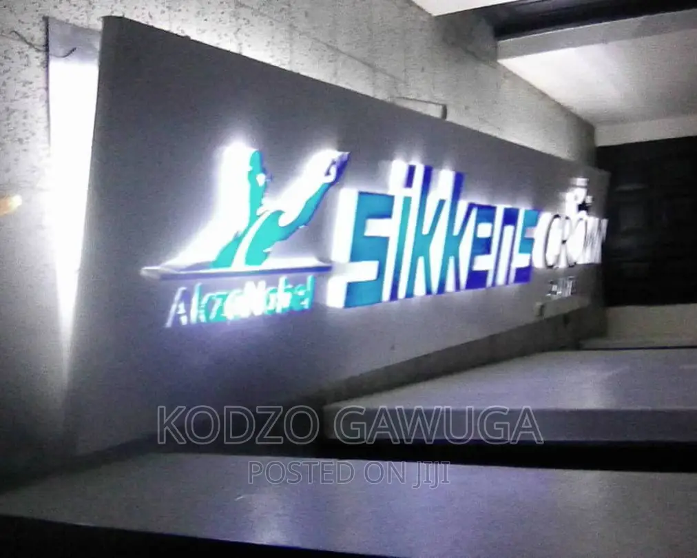 2d and 3d Lighted Signs in Ablekuma - Printing Services, Kodzo Gawuga ...