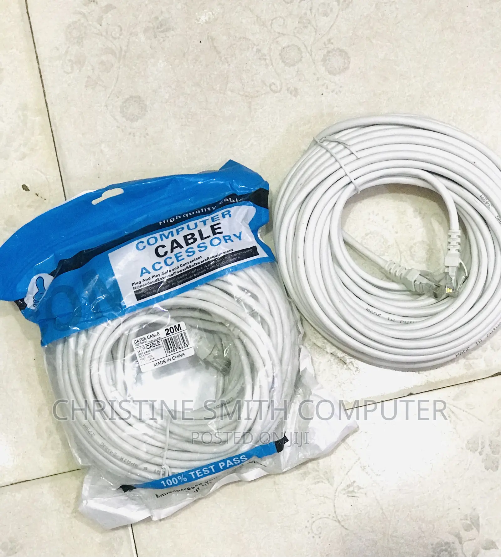 20 Meters Cat6 Ethernet Cable in Circle - Computer Accessories , Smith ...