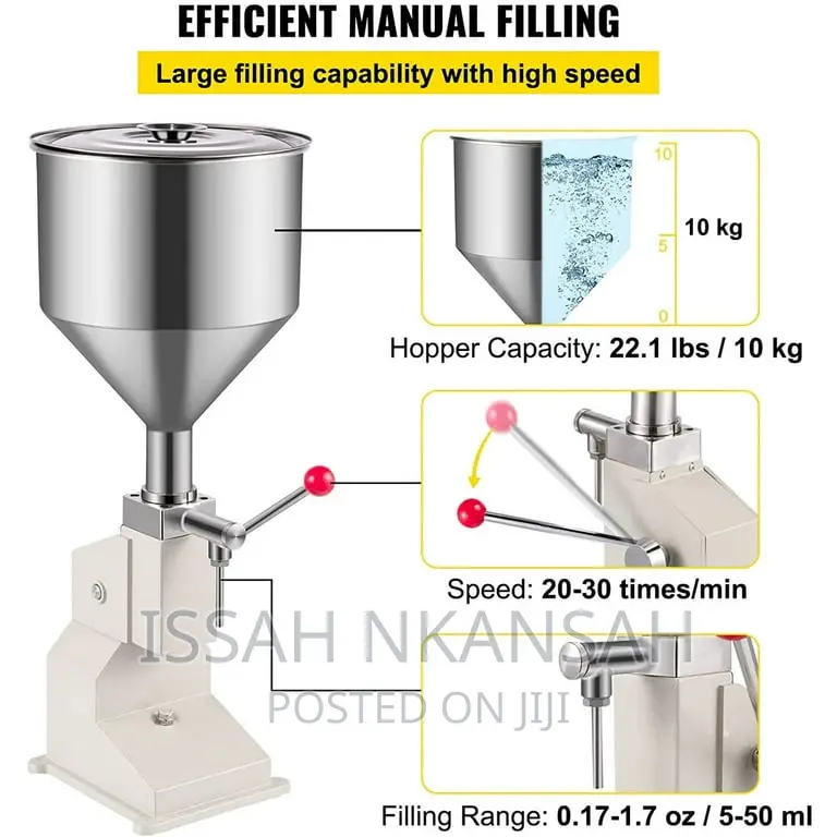 Manual Filling Machine in Accra Metropolitan - Manufacturing Equipment ...