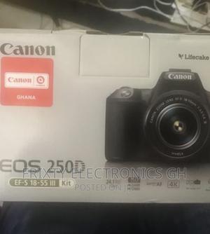 Latest Canon Eos 250d DSLR Camera 18-55mm Kit 24.1mp Wifi in Accra ...