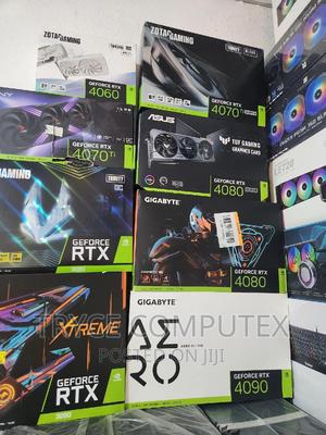 Nvidia RTX 40 and 30 Series Graphic Card in Circle - Computer Hardware ...