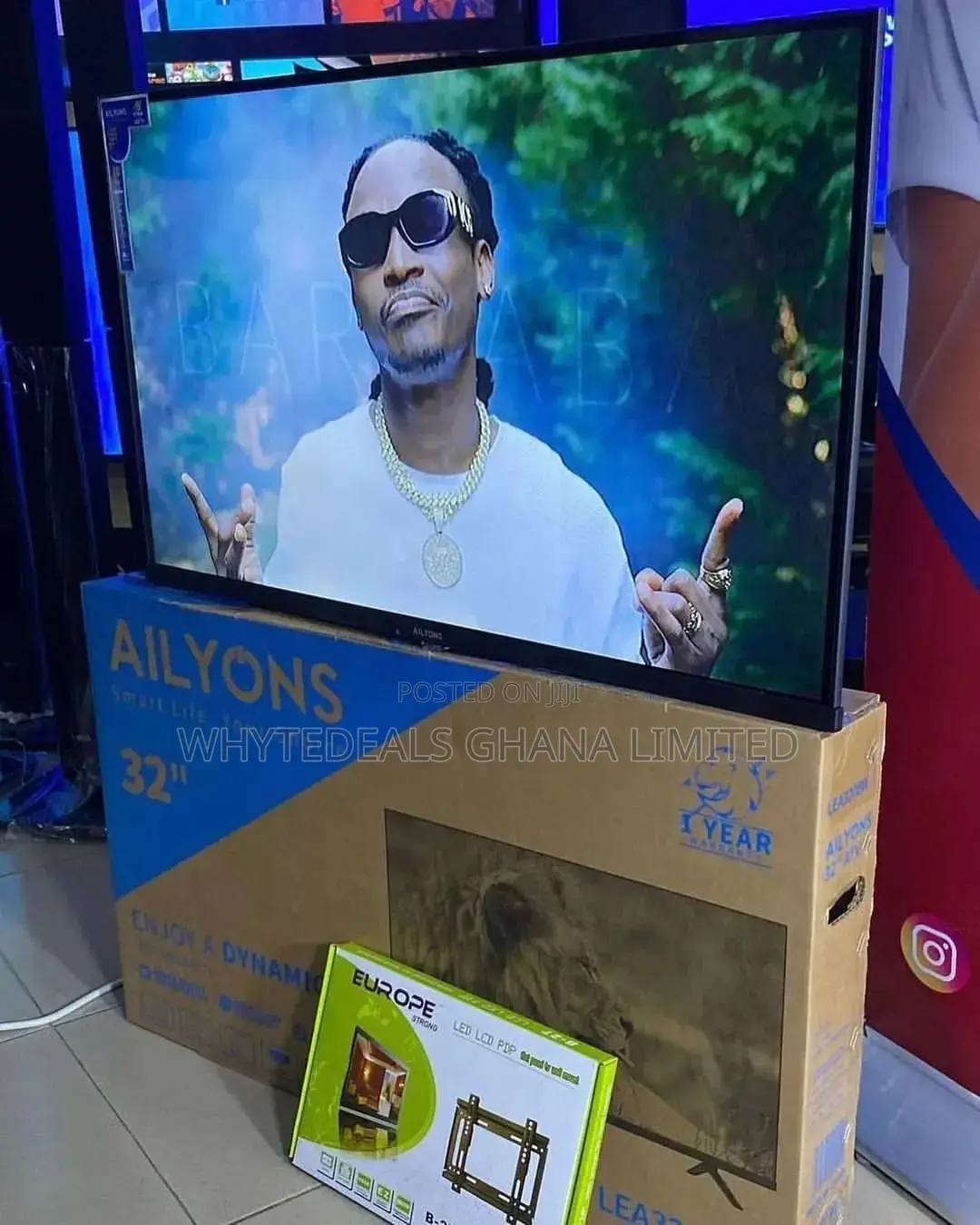 Ailyons 32” Full Hd in-Satellite Frameless Led Tv 2025 Model in Accra ...