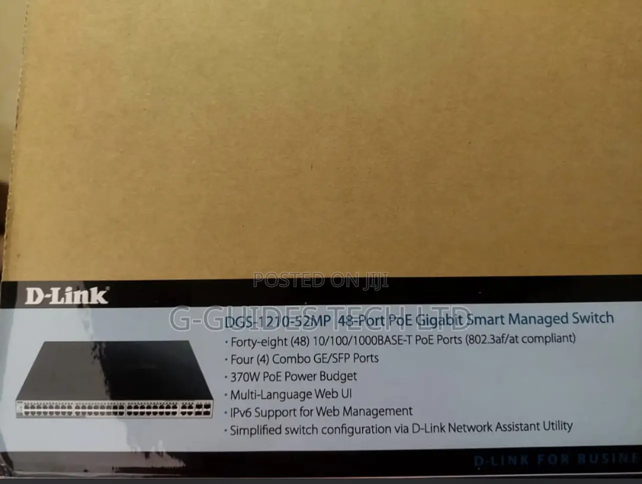 D-Link 48-Port Poe Gigabit Smart Managed Switch in Madina - Networking ...