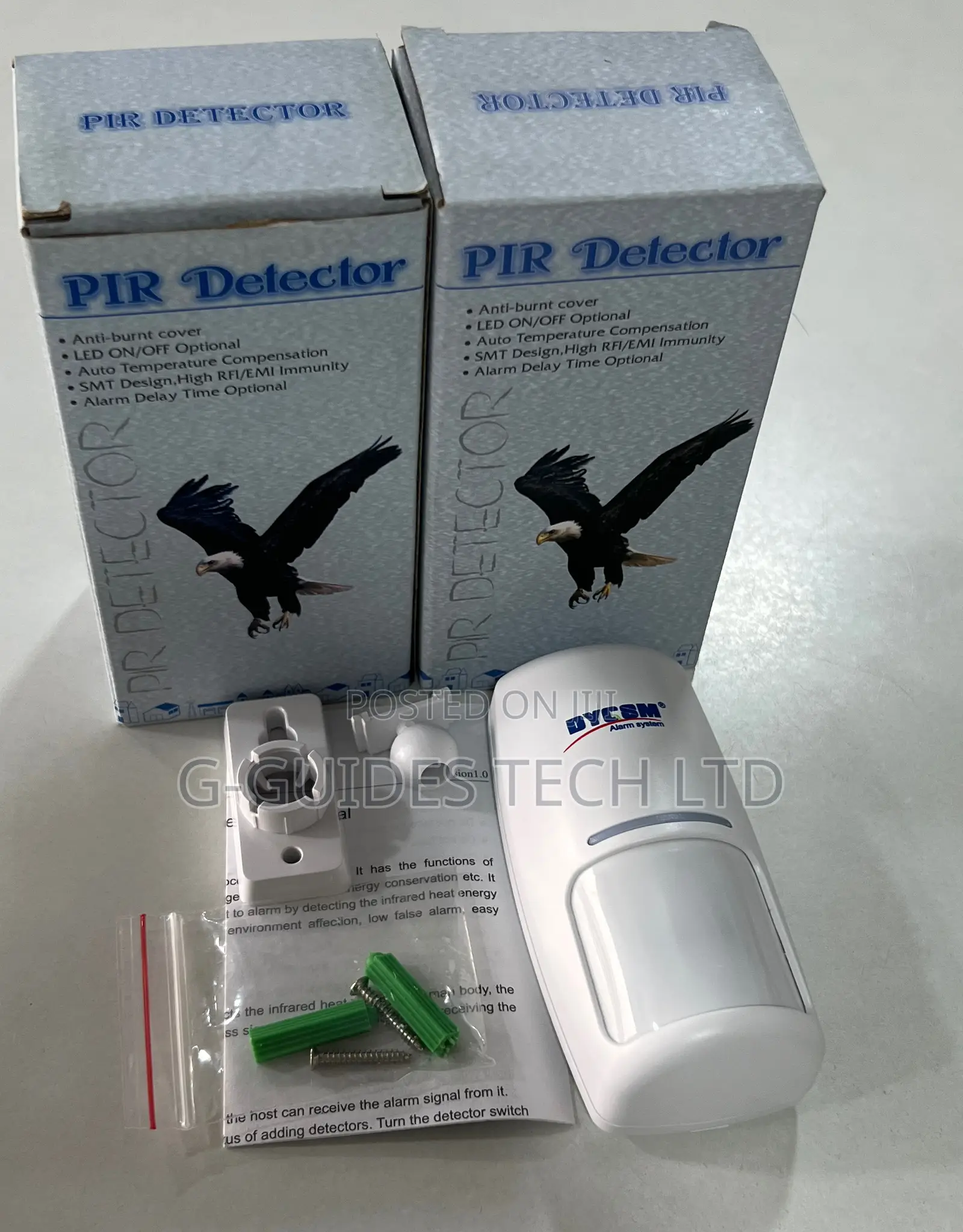 DY-HW200B 315mhz / 433mhz PIR Motion Detector(White) in Madina ...