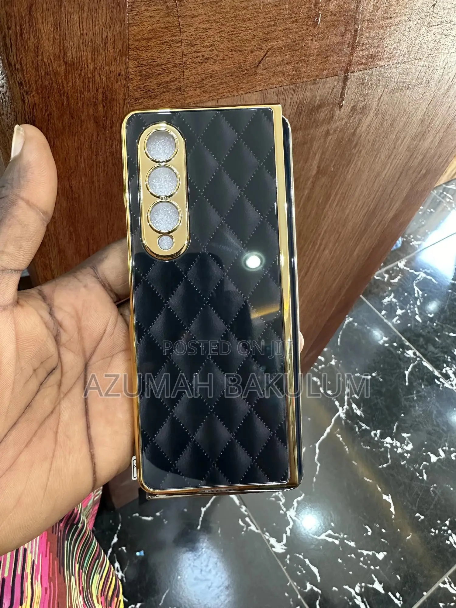 Galaxy Z Fold 4 Case With Inbuilt Front Tempered Glass in Circle ...