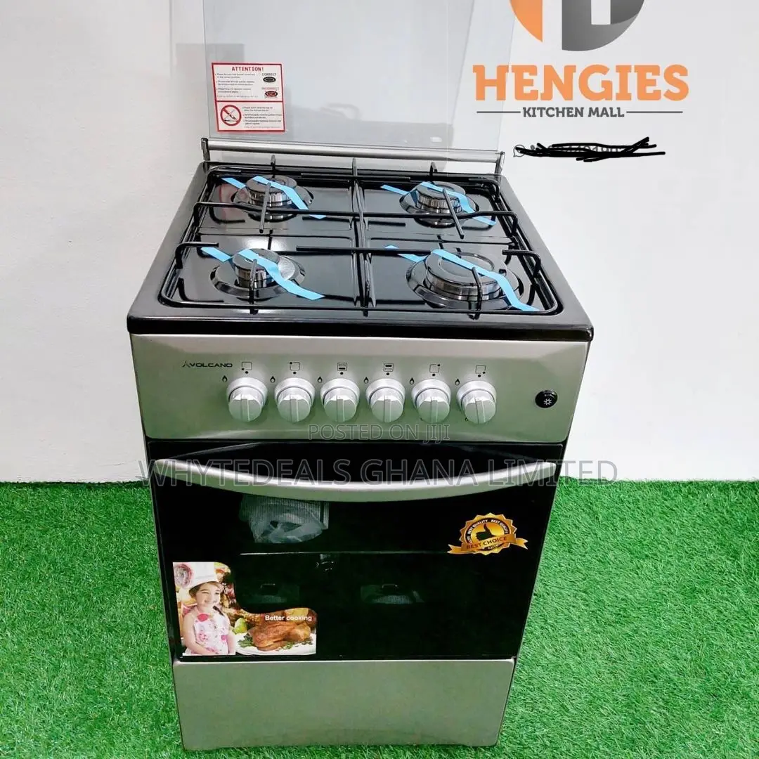VOLCANO 4-Burner Gas Cooker W/Oven and Grill-Turkish Quality in Accra ...