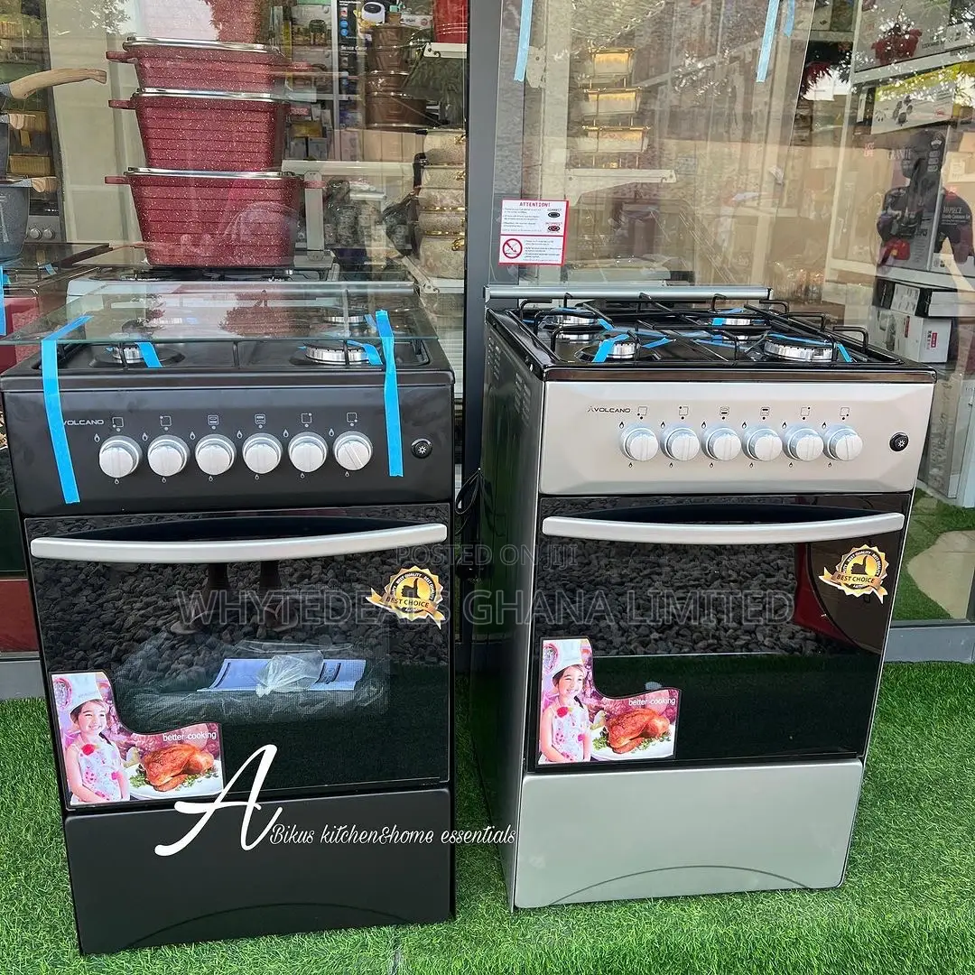VOLCANO 4-Burner Gas Cooker W/Oven and Grill-Turkish Quality in Accra ...