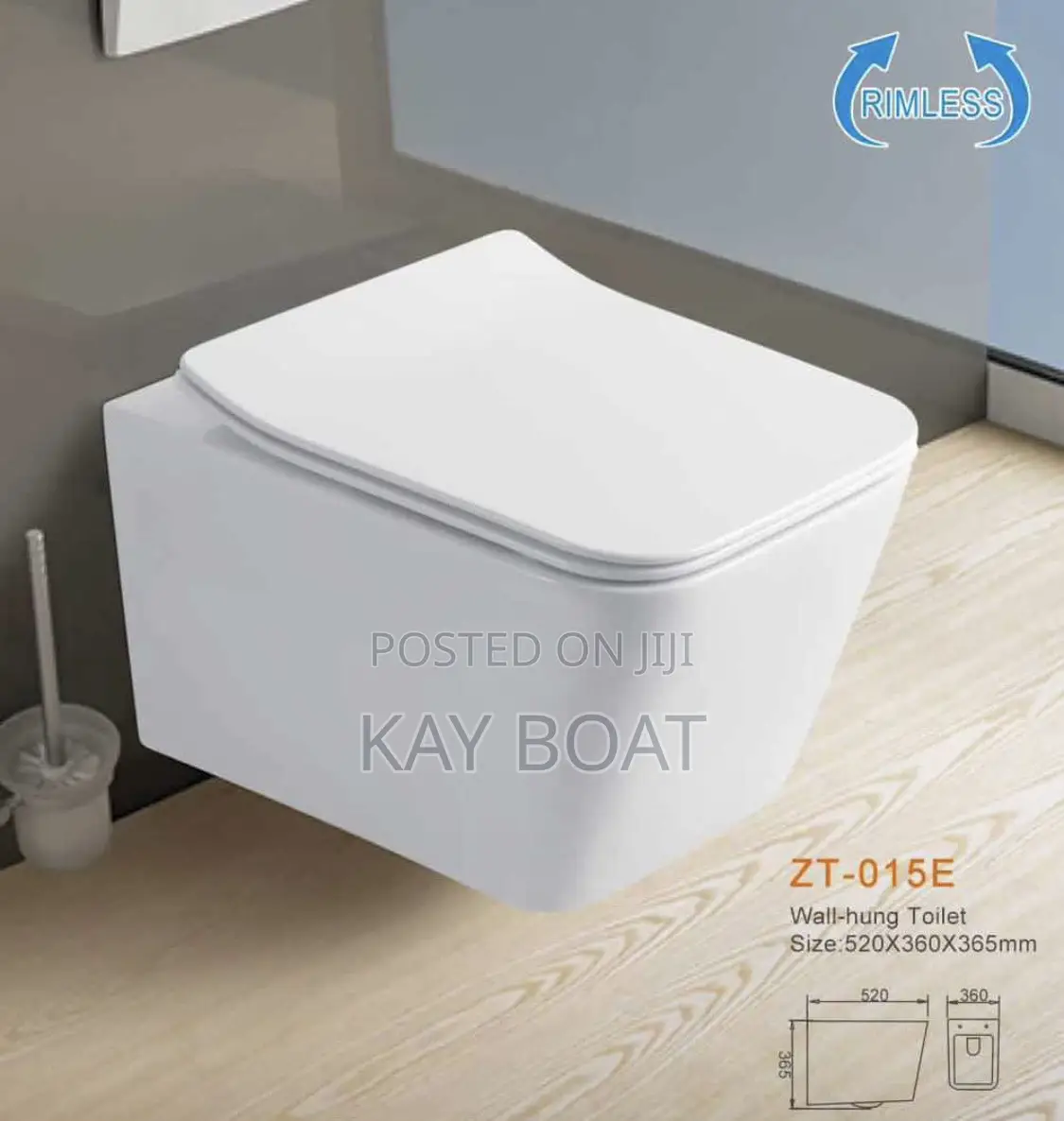 A Wall Hung Water Closet in Accra Metropolitan - Plumbing & Water ...