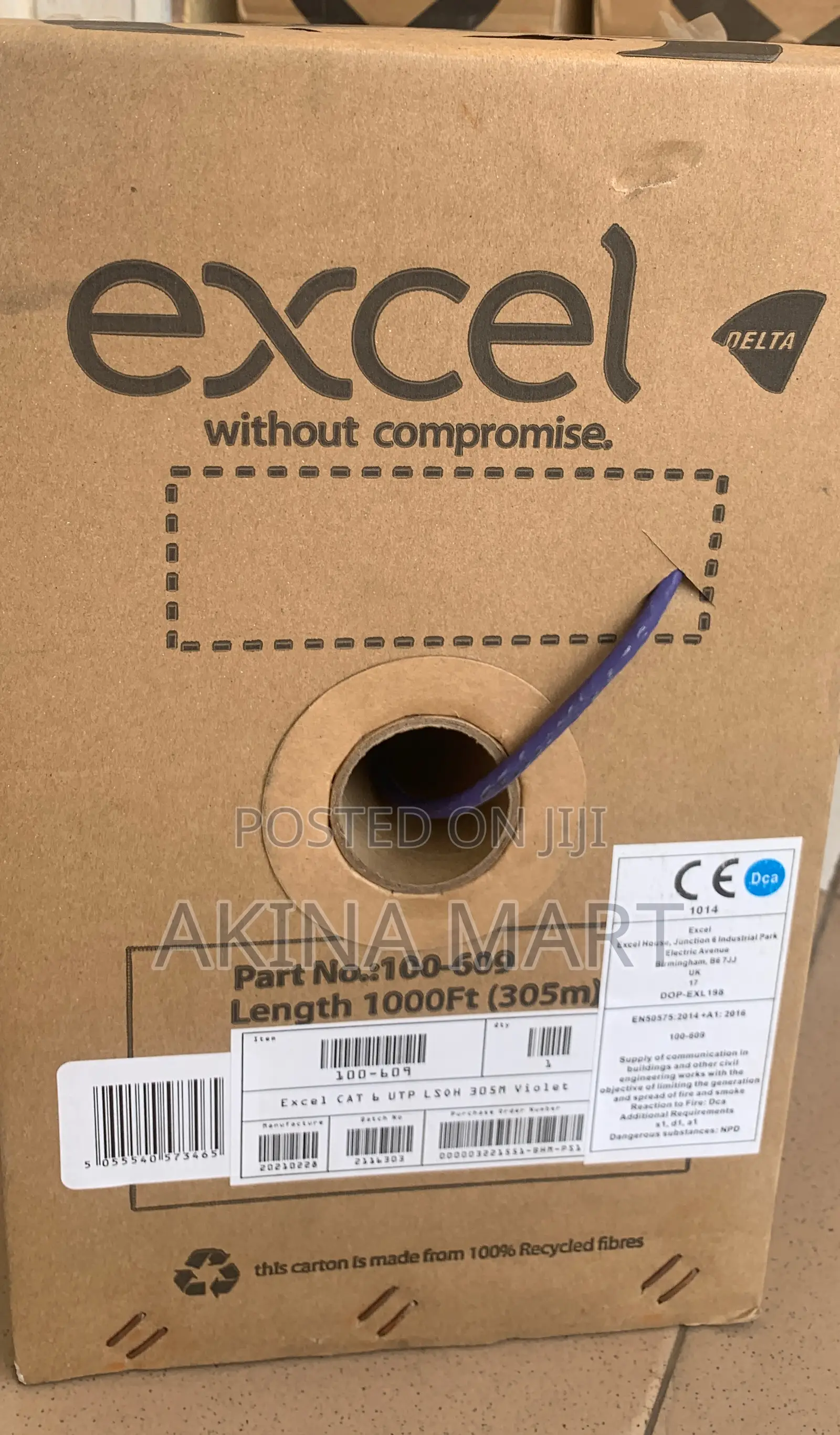 Excel Cat6 Cables Network Cat6 Cable Excel 305m in Lapaz - Accessories ...