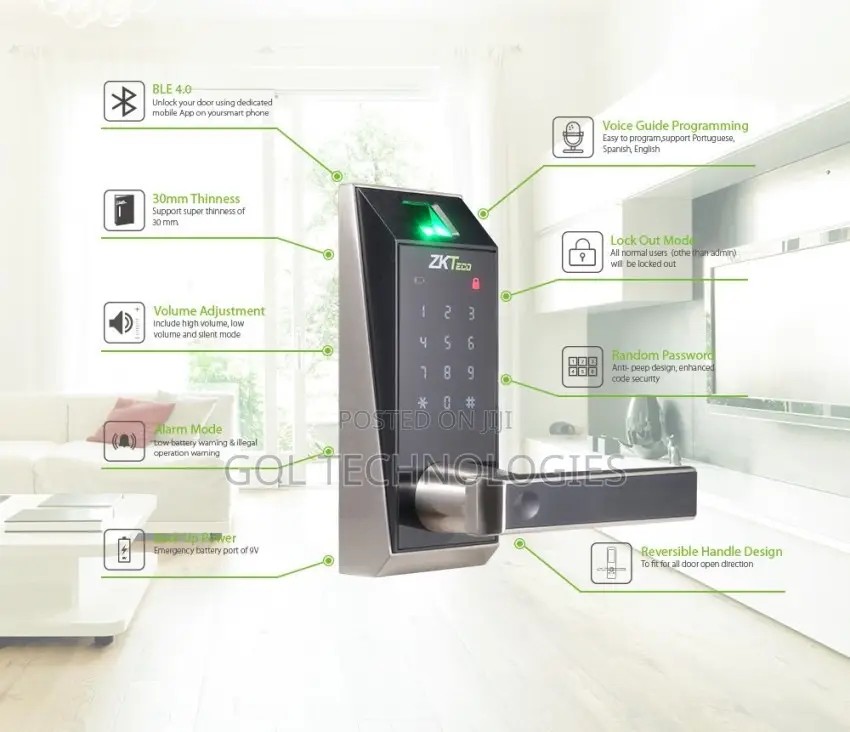 Zkteco Smart Lock AL20 in Greater Accra - Security & Surveillance, Gol Technologies | Jiji.com.gh
