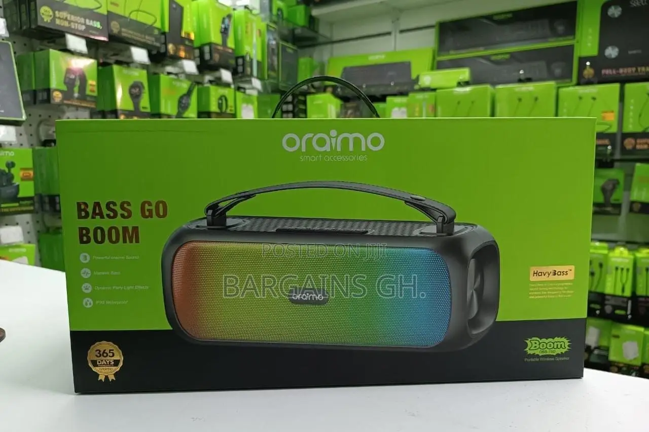 Oraimo Go Boom Wireless Boombox Speaker in Circle - Audio & Music ...