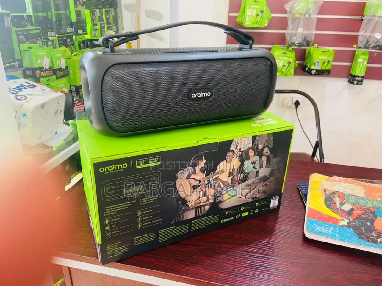Oraimo Go Boom Wireless Boombox Speaker in Circle - Audio & Music ...
