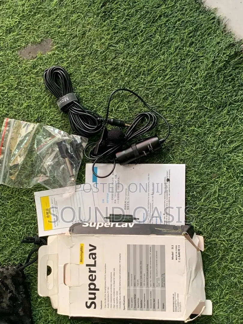 Superlav Clip-on Microphone Lavalier SL2 6M in Accra Metropolitan ...