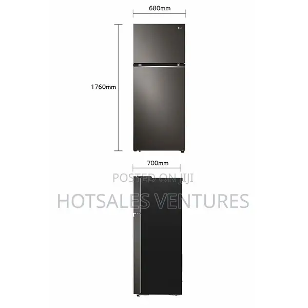 LG 395 L Smart Inverter Compressor Top Freezer Refrigerator in Accra ...