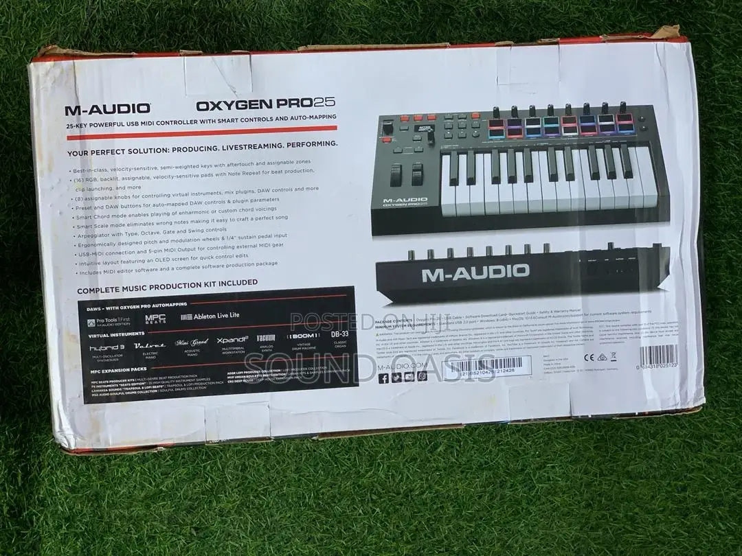 M-Audio Oxygen Pro 25 – 25 Key USB MIDI Keyboard Controller in Accra ...