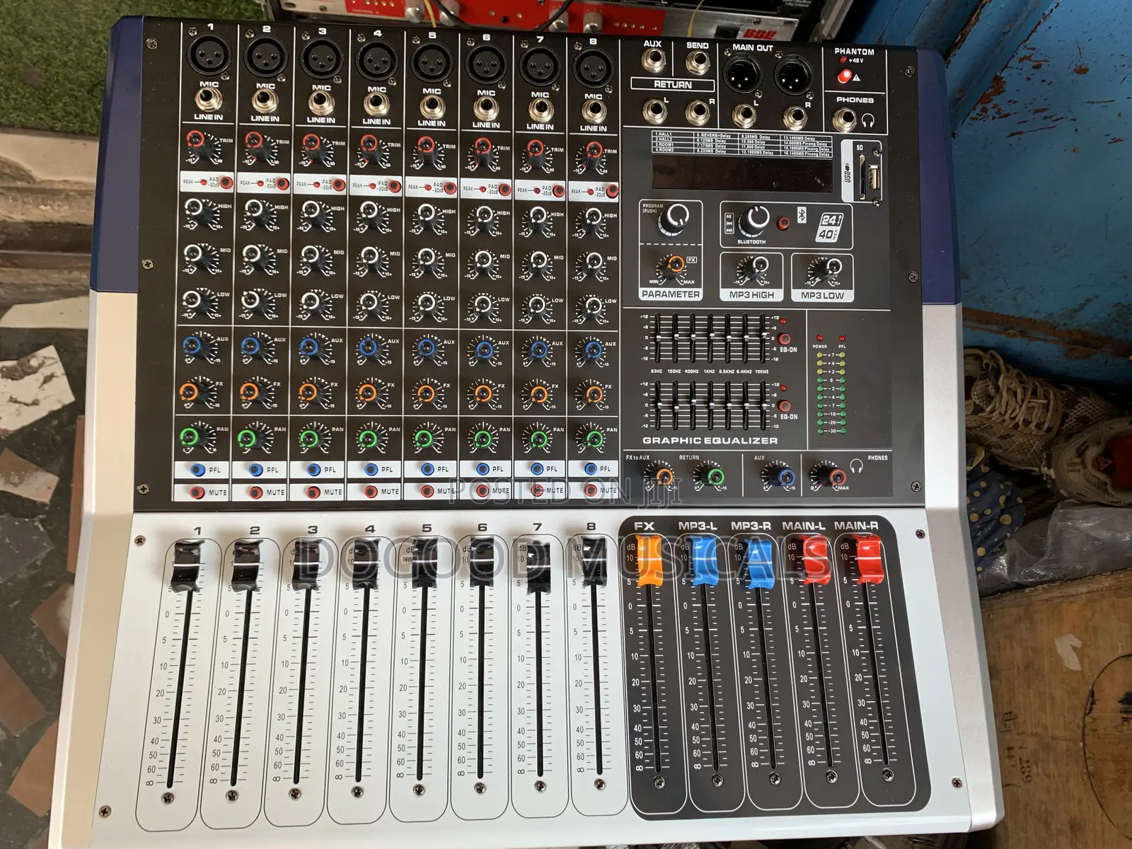 Yamaha KV80 8channel Active(Inbuilt Amplifier)MIXER in Accra ...