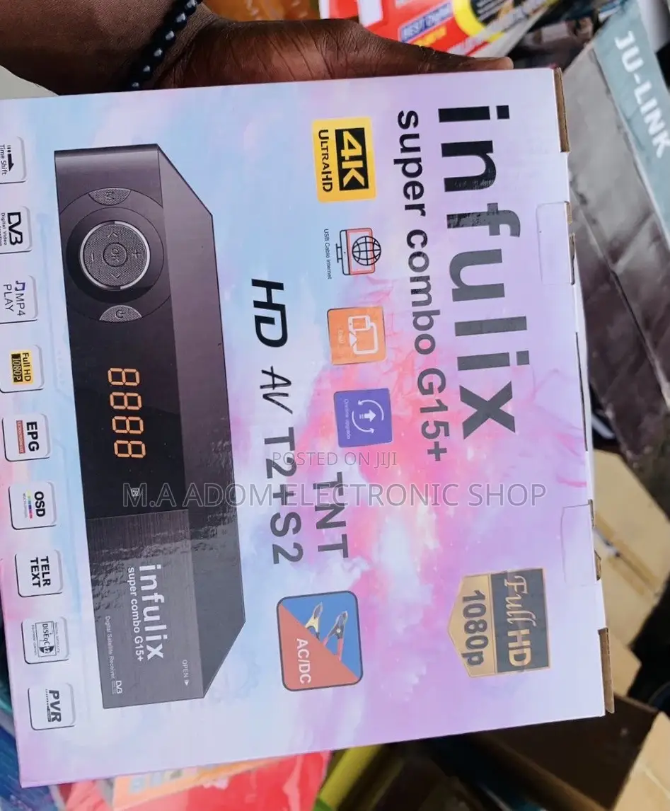 Classic Design Infulix Super Combo G15+ Uhd Decoder. in Adabraka - TV ...