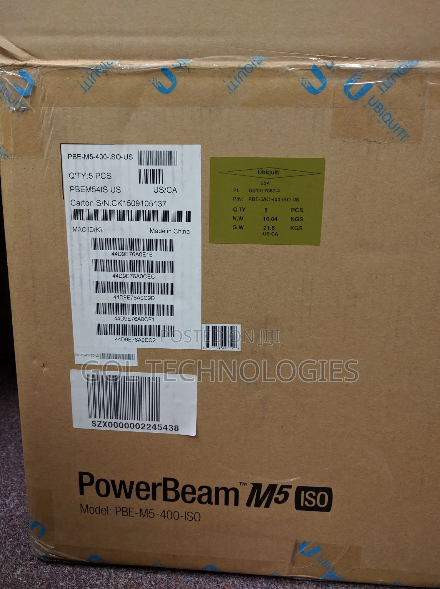 Power Beam M5-400 25dbi 5ghz Airmax in Tesano - Networking Products ...