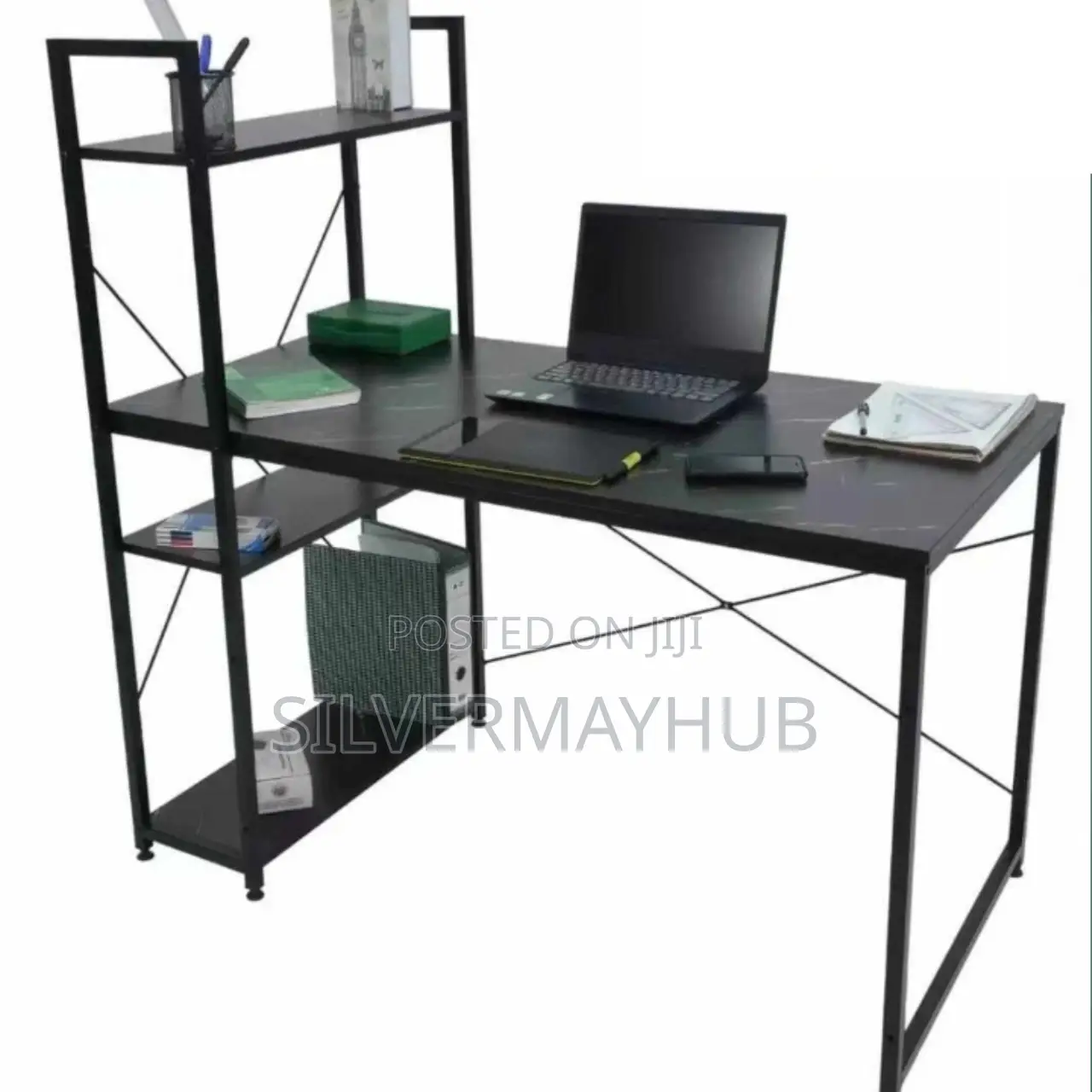 Computer Desk With Bookshelf Multipurpose Workstation for H in Accra ...