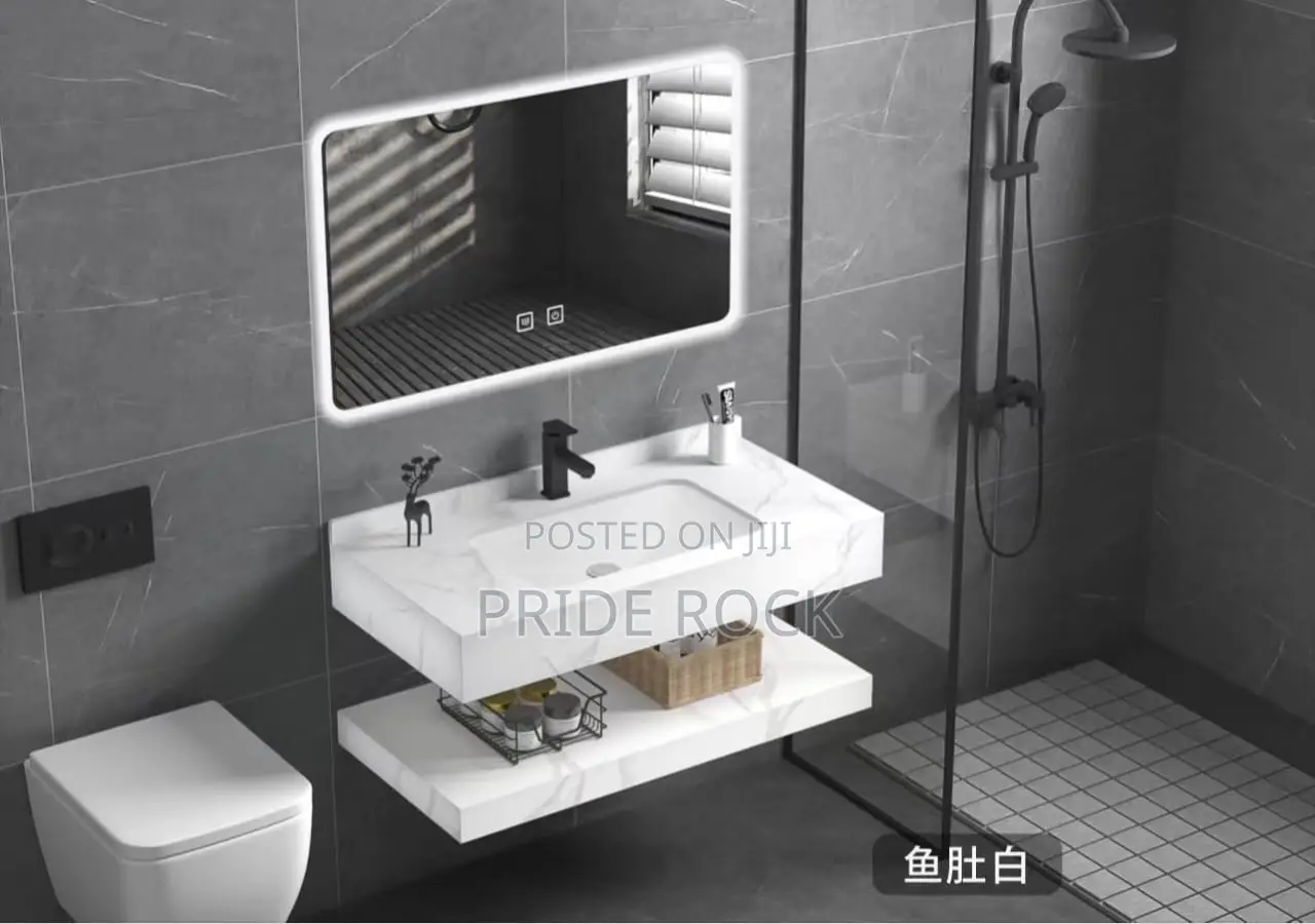 Cabinet Basin With Led Mirror and Mixture Tap in Accra Metropolitan ...