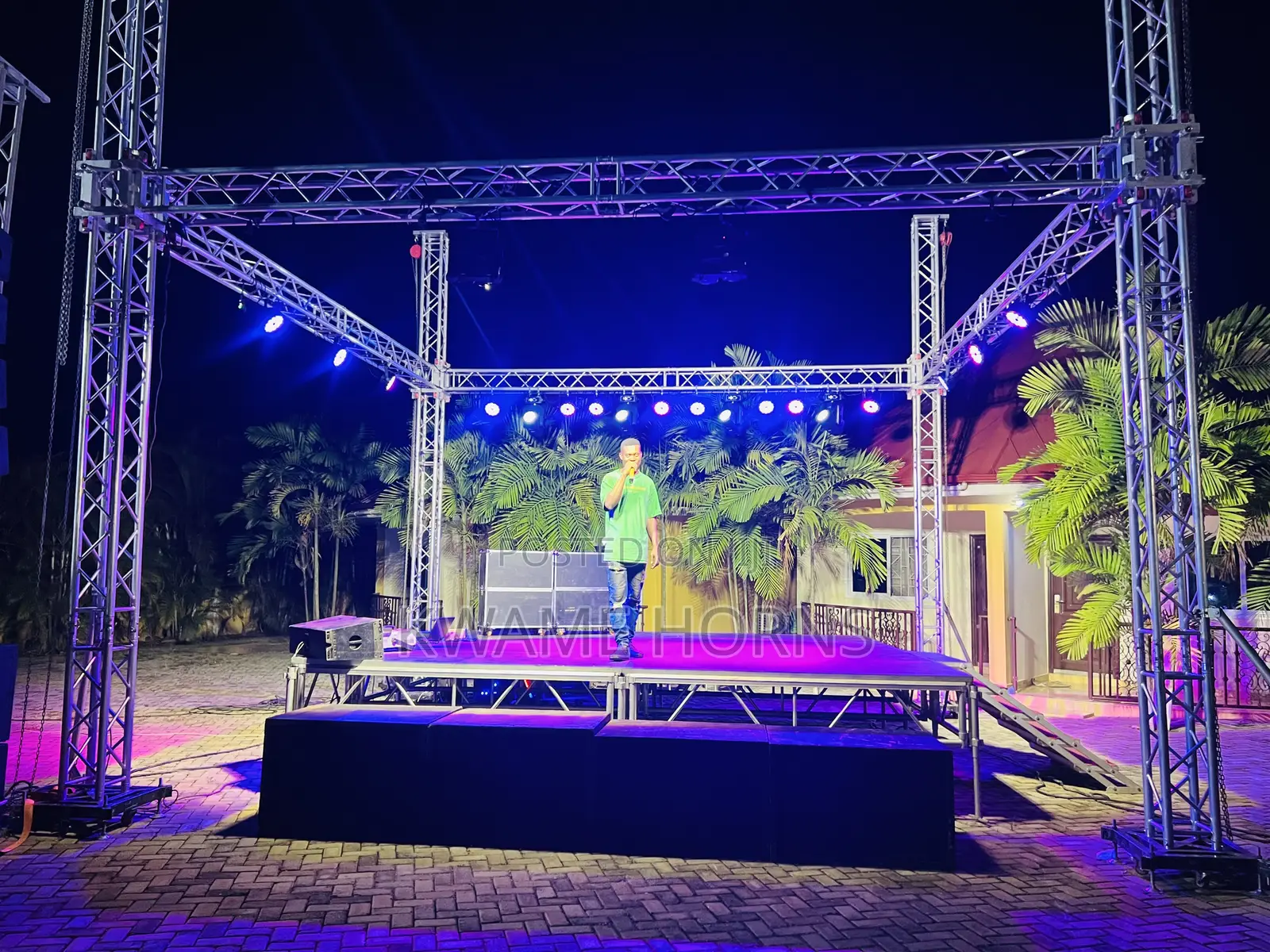 Stage, Light And Truss Setup For Crusade in Odorkor - Stage & Event ...