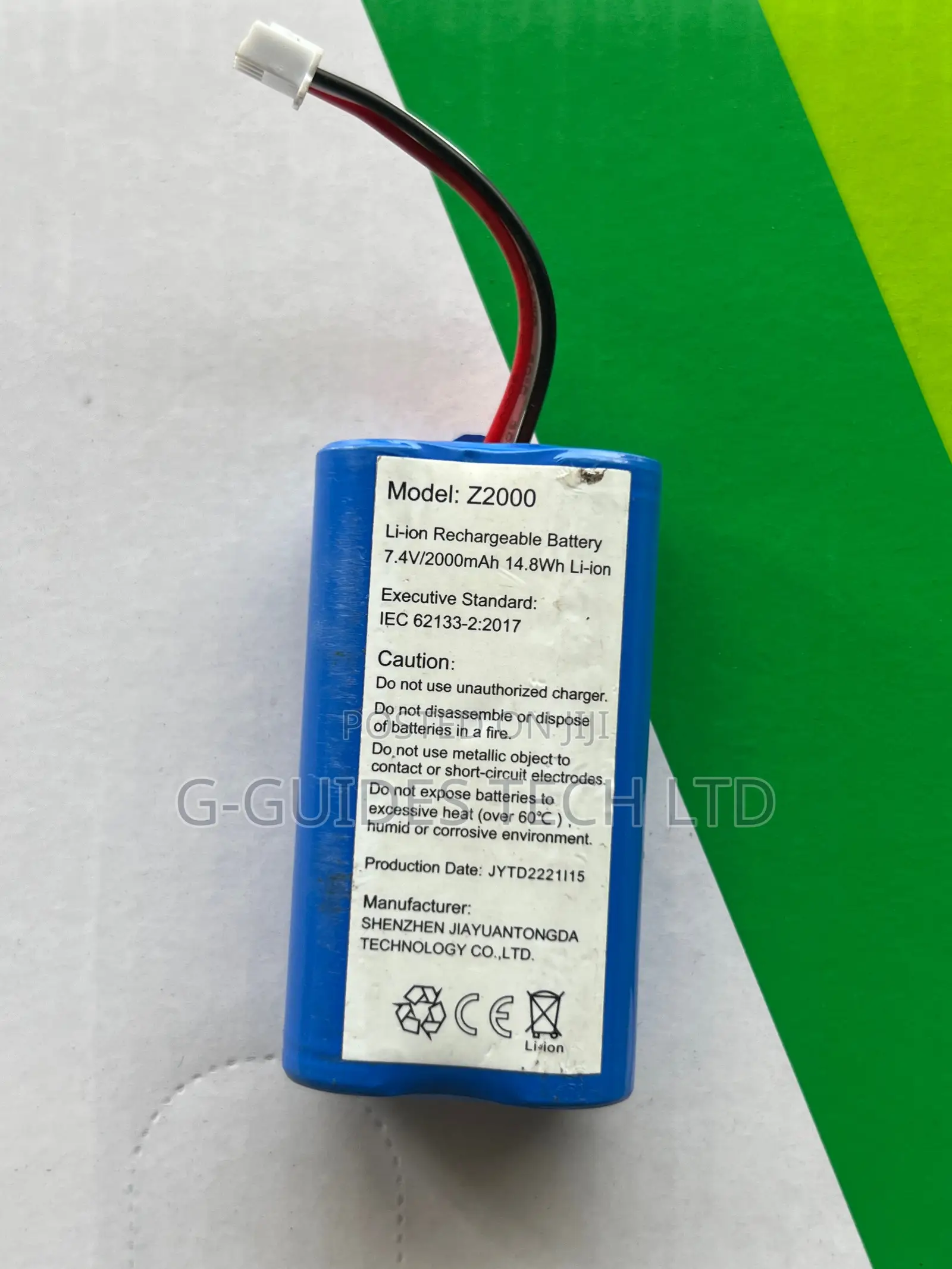 Li-Ion Rechargeable Battery 7.4v/2000mah, 4G Router Battery in Madina ...