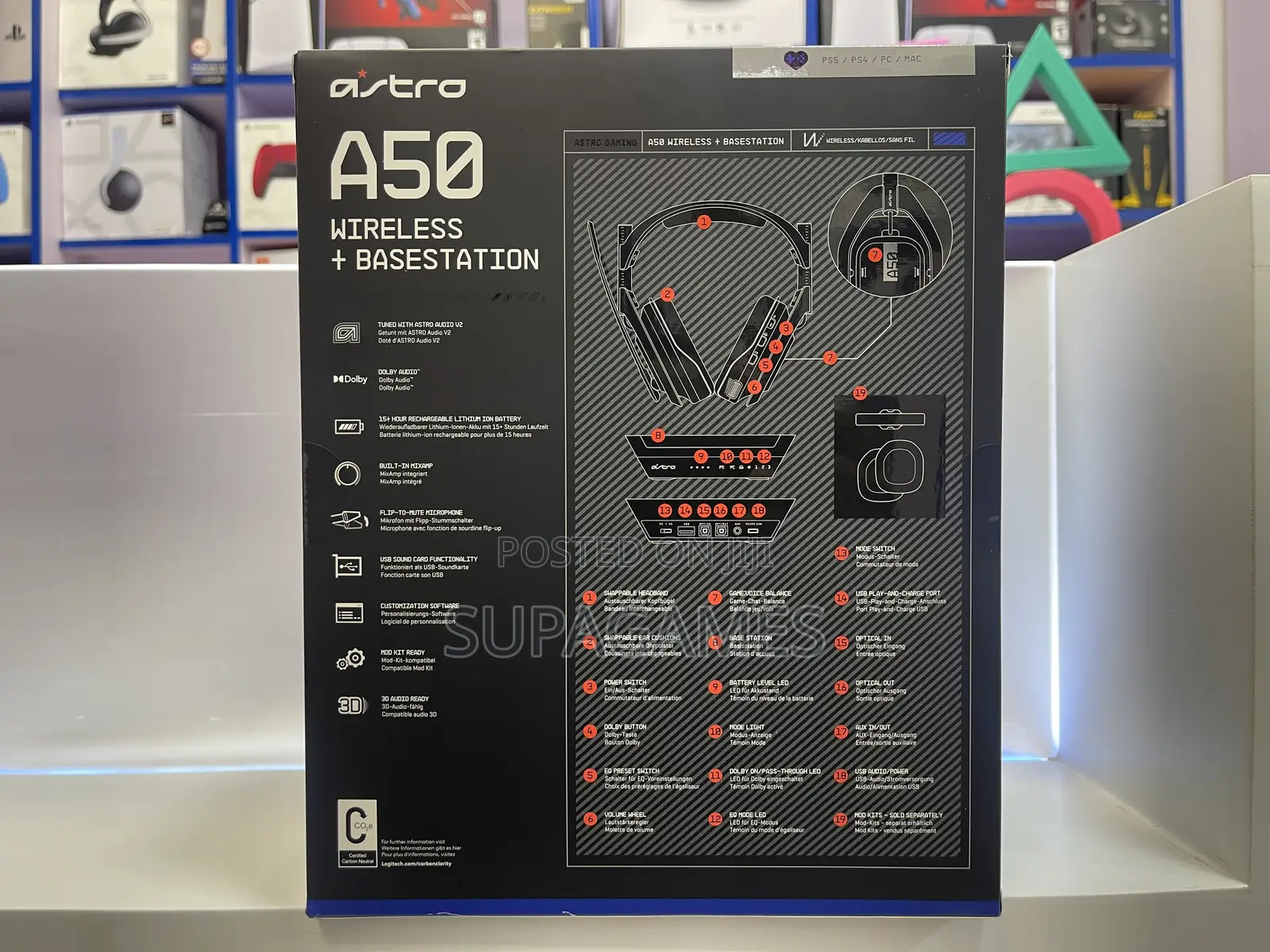 Astro A50 Wireless + Base Station in Accra Metropolitan - Headphones ...