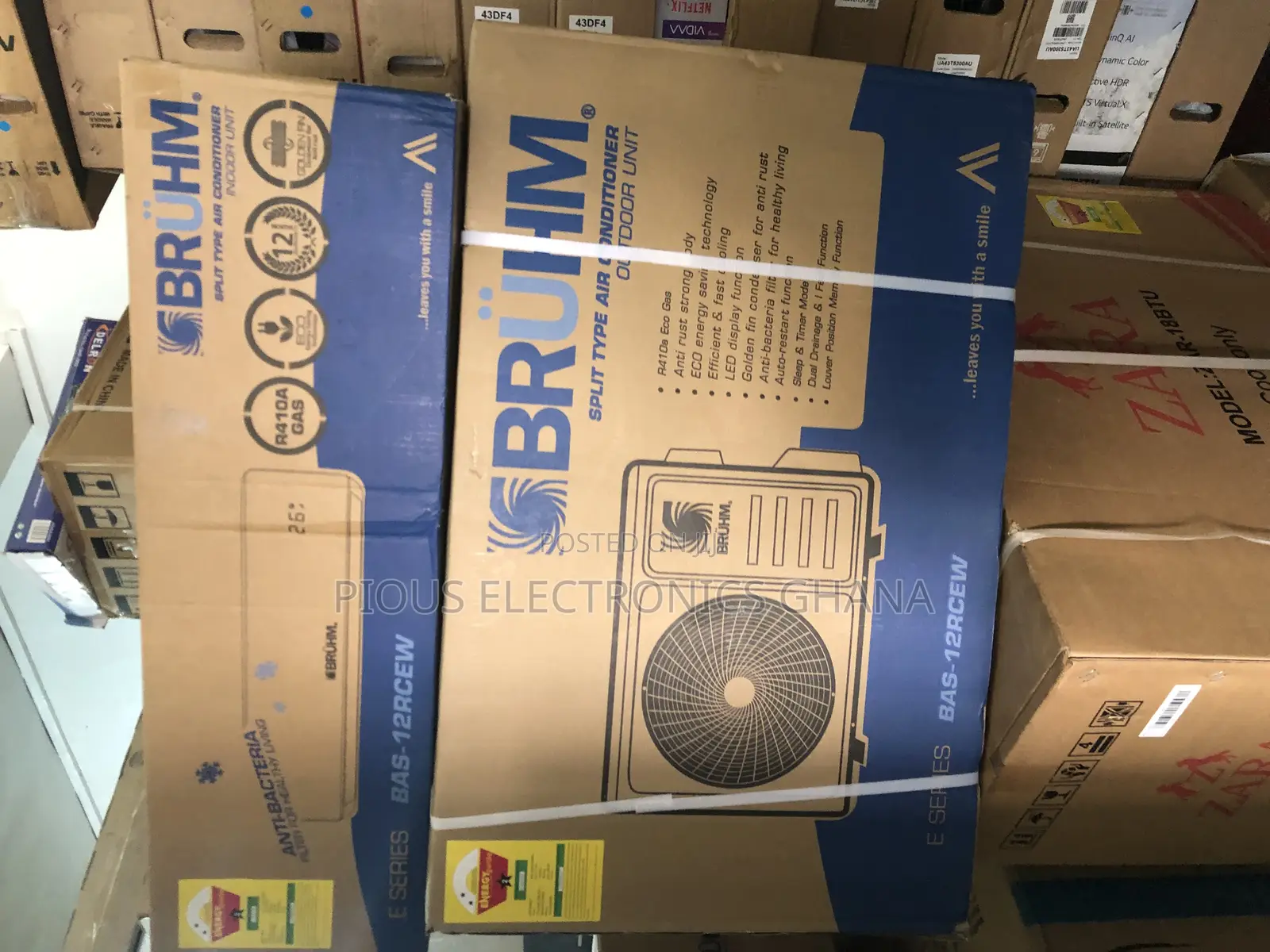 Firmly Glint [1.5hp,Fast Chilling ] 12,000btu Bruhm AC 1.5hp in ...