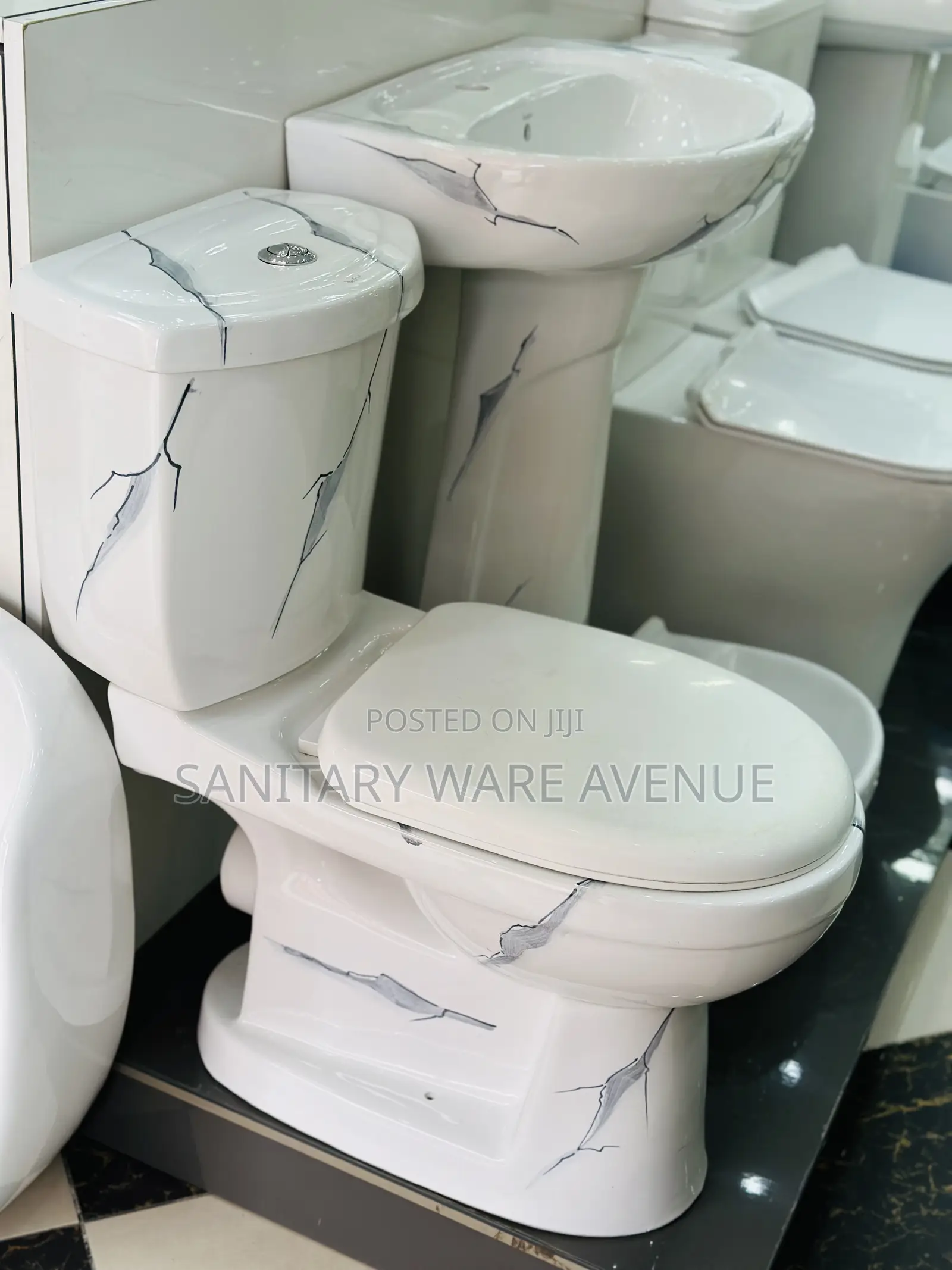 Water Closet - Design Toilet Seat With Pedestal Basin in Accra ...