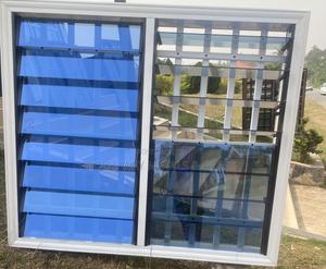 Modern Aluminum Louvers With Blue Reflective Glass in Kumasi ...