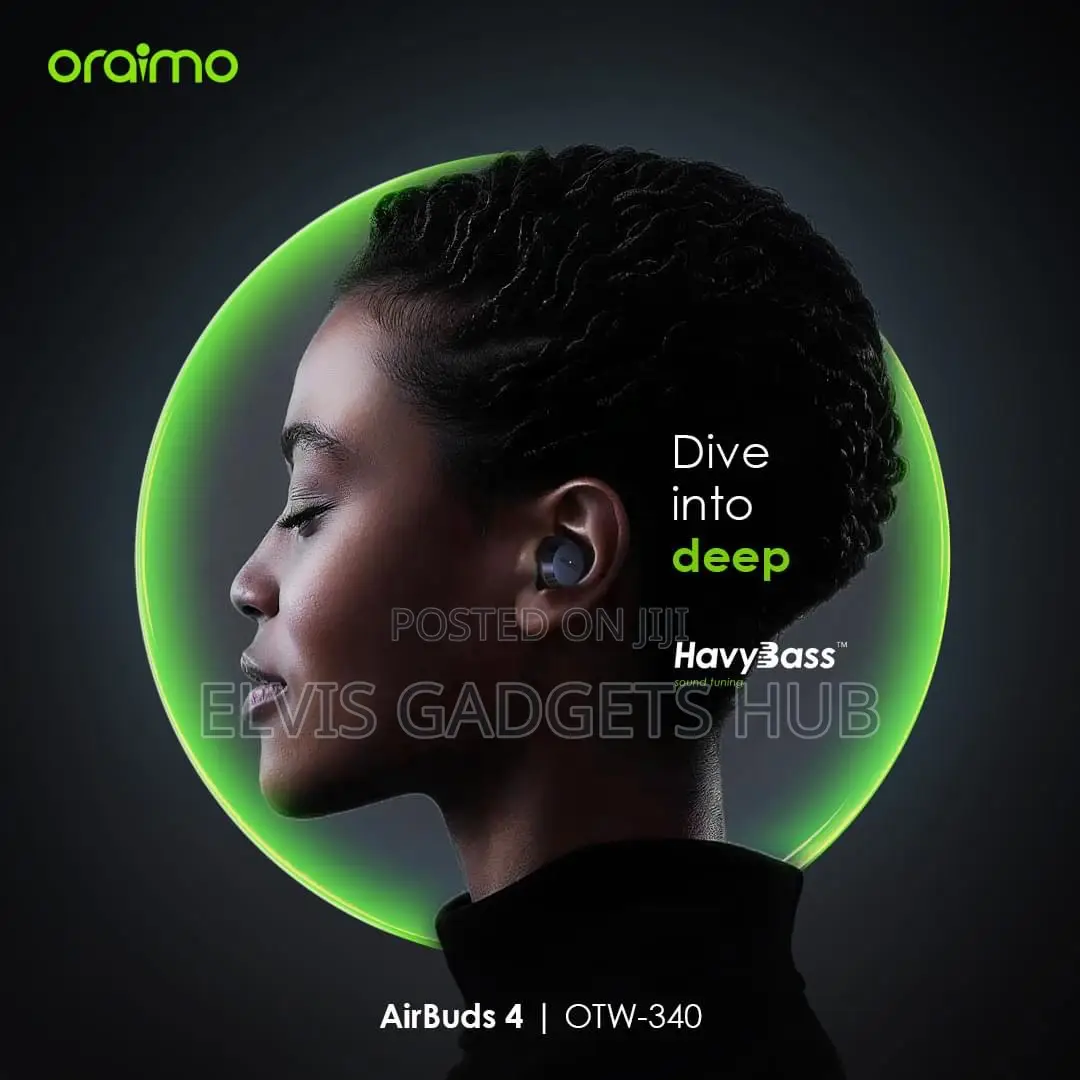 Oraimo Airbuds 4 in Tema Metropolitan - Headphones, Elvis Gadgets Hub ...