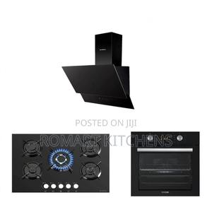 Turkish Inbuilt 5 Burner Glass 90cm Set. Oven, Cooker and Extractor in ...