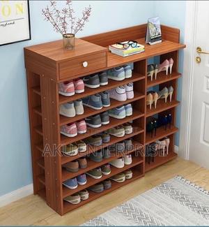 7 Layers Wooden Shoe Rack With Drawer in Accra Metropolitan - Furniture ...