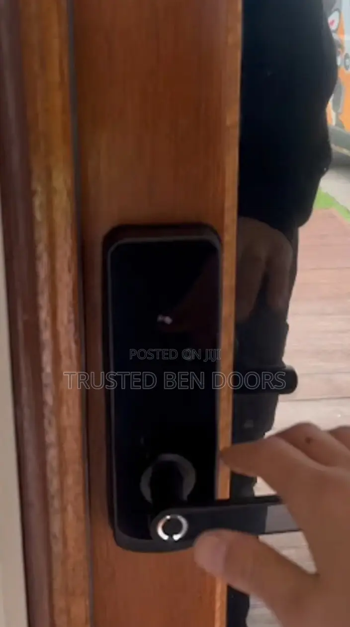 Advance Biometric Smart Door Lock For Security+Wooden Doors in Accra ...