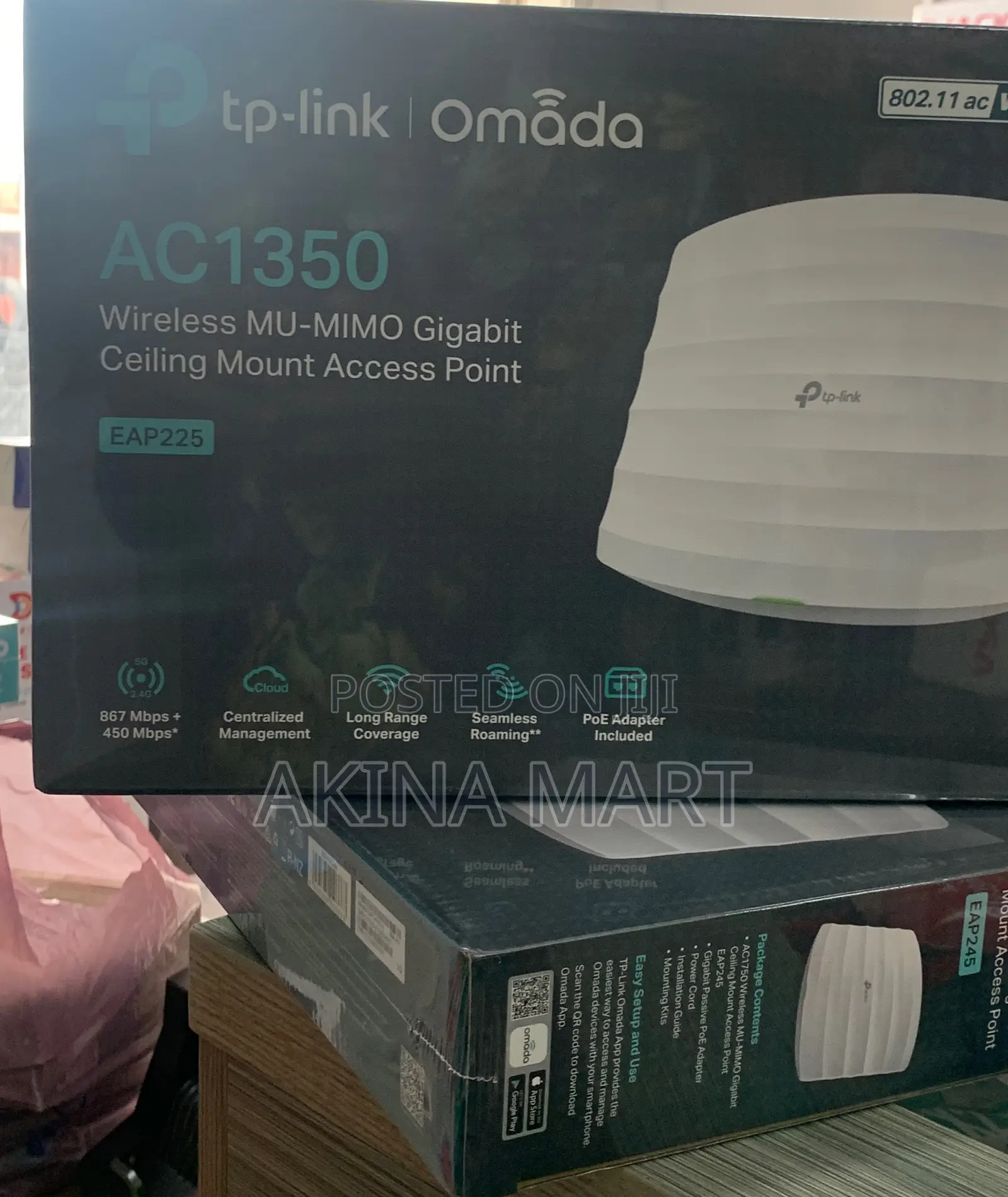 Tp Link Eap 225 AC175 Omada Wireless Mu-Mimo Gigabit in Lapaz ...